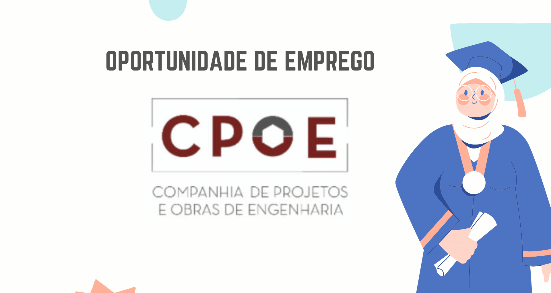 A Empresa CPOE abre (06) Vagas de Emprego em Diversas Áreas